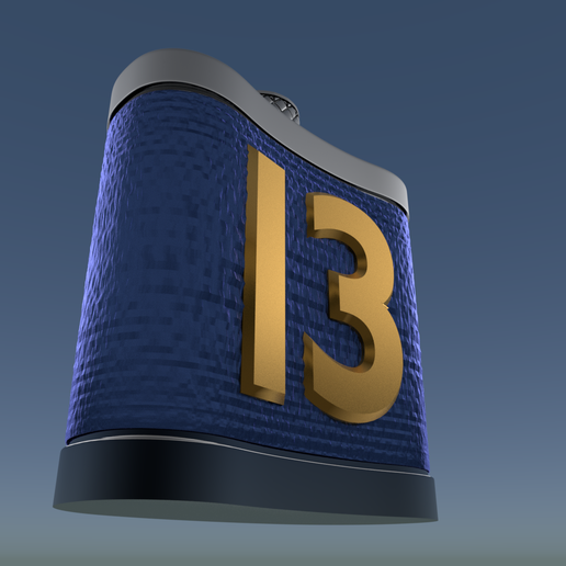 🔫 Fallout - Classic Vault 13 Canteen - Prop for Cosplay!・ STL File for ...