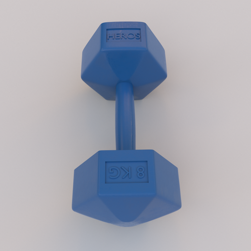 🎨 Heros Dumbbell・ STL File for 3D printing・Cults