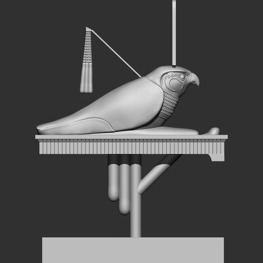 🦅 Egyptian hawk Falcon Soped or Sopdu of Tutankhamun 3d printable model ...