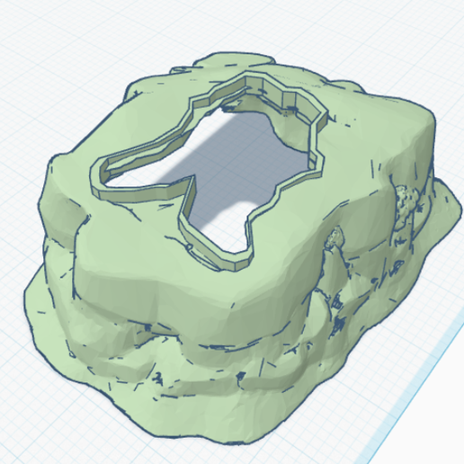 🐠 Fish Tank Under Gravel Cave・ STL File for 3D printing・Cults