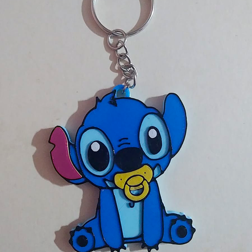 👶 baby stitch keychain 02 / baby Stitch keychain 02・ STL File for 3D ...