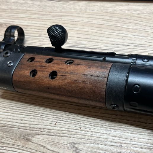 STL file HK MP5 Wooden Handguard " wooden handguard " Airsoft 🪵 ・3D ...