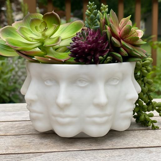 🪴 Polyface Planter・ STL File for ・Cults