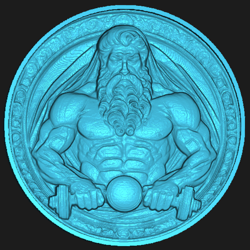 3D file BODYBUILDER 3 🎄 ・3D printing template to download・Cults