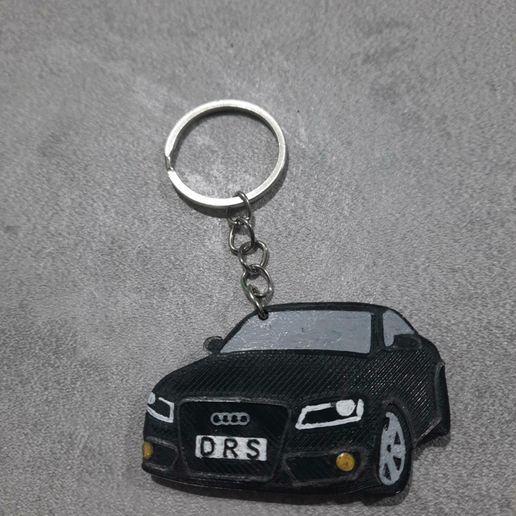 OBJ file Audi key chain 🚗 ・Model to download and 3D print・Cults