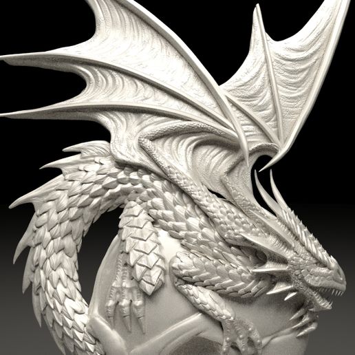 🐉 Dragon 3D STL Model for CNC Router 3D Design High quality Model・Free 3D File for ・Cults