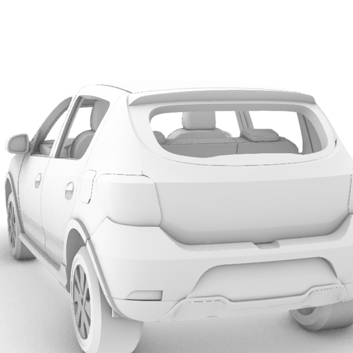 🎨 RENAUL SANDERO STEPWAY・ STL File for ・Cults