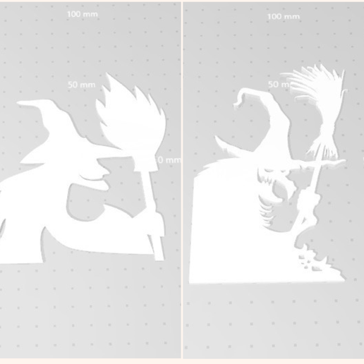 halloween witch window silhouettes