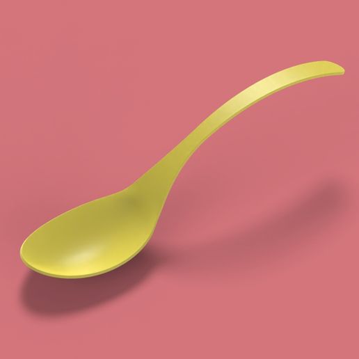 🥄 Spoon・ STL File for 3D printing・Cults