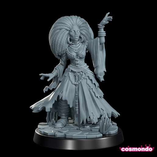 🧙‍♀️ The Swamp Witch, Cthulhu investigator.・ 3D File for 3D printing・Cults