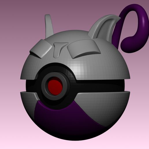 🐉 Pokeball Mewtwo・Fichier 3D pour ・Cults