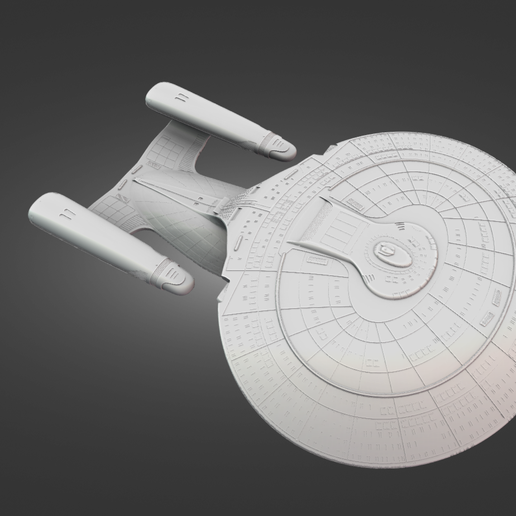 🖖 Galaxy Class 1/1400 Scale Model Kit・ STL File for 3D printing・Cults