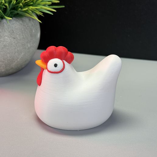 🐔 Chicken・Free STL File for 3D printing・Cults