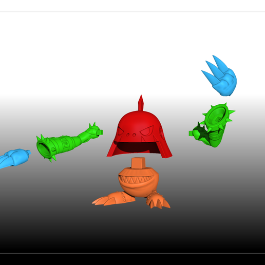 🐉 Digimon - Mametyramon・ STL File for 3D printing・Cults