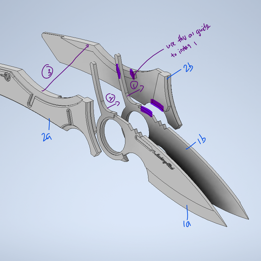 🗡️ Zenless Zone Zero - Hugo Vlad Dagger・ STL File for 3D printing・Cults