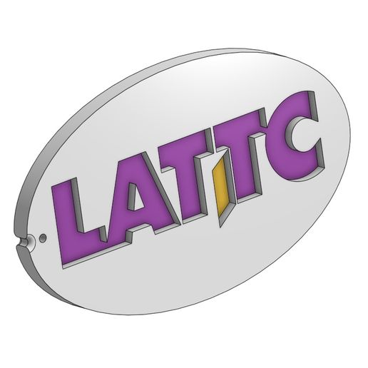 🗝️ LATTC LOGO KEYCHAIN・Fichier 3MF Gratuit pour Impression 3D・Cults