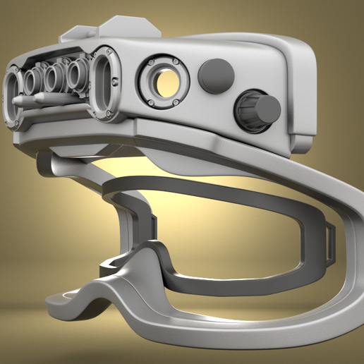 🔫 Airsoft Army IVAS goggles Hollow body・ STL File for ・Cults