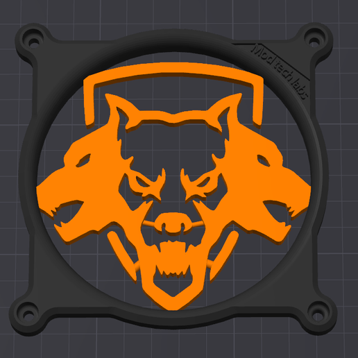 STL file Call of Duty Black ops 6 Cerberus Fan Grille 🤙 (3MF)・3D ...