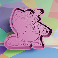 STL file Disgust - Inside Out 2 - Cookie Cutter 🍪 ・Model to download ...