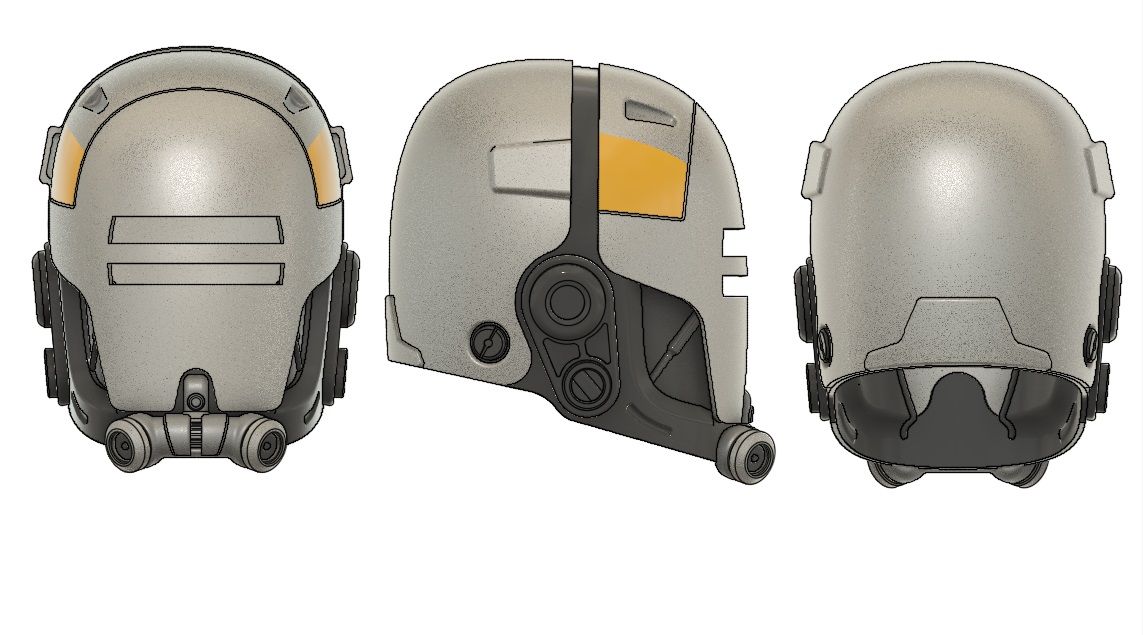 Descargar archivo STL Casco de mercenario STAR WARS • Objeto imprimible en 3D ・ Cults