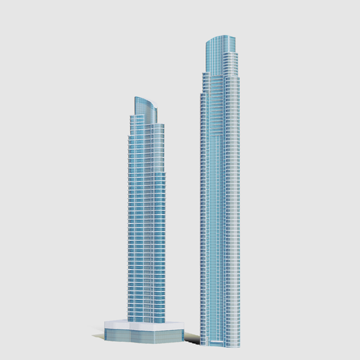 Archivo STL II primo towers - Dubai 🏊 ・Modelo de impresora 3D para ...