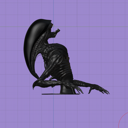 👽 Alien Xenamorph Upper Body・ STL File for 3D printing・Cults