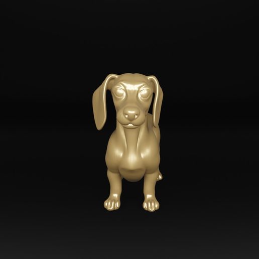 STL-Datei Dachshund STL File – Realistic 3D Printable Dog Model 📁 ・3D ...