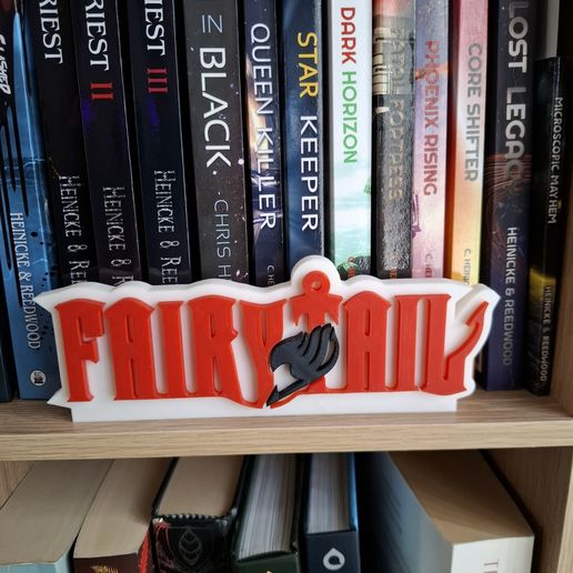 🎨 Fairytail Logo - Fan Art Decor・ STL File for 3D printing・Cults