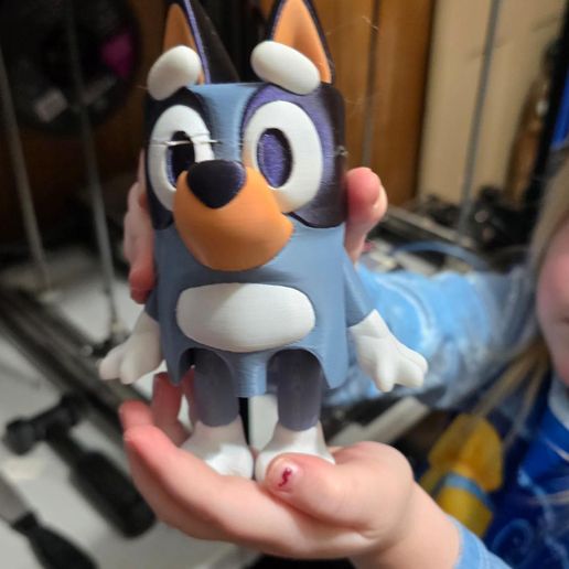 3D printed Nice Blue Dog • made with Bambu Lab P1S・Cults