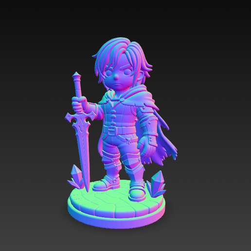 🔚 Clive Rosfield from Final Fantasy XVI (16)・ STL File for 3D printing ...