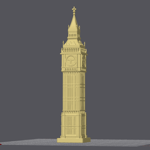 🕰️ Big Ben - London Clock Tower in 3D Model・ STL File for 3D printing・Cults