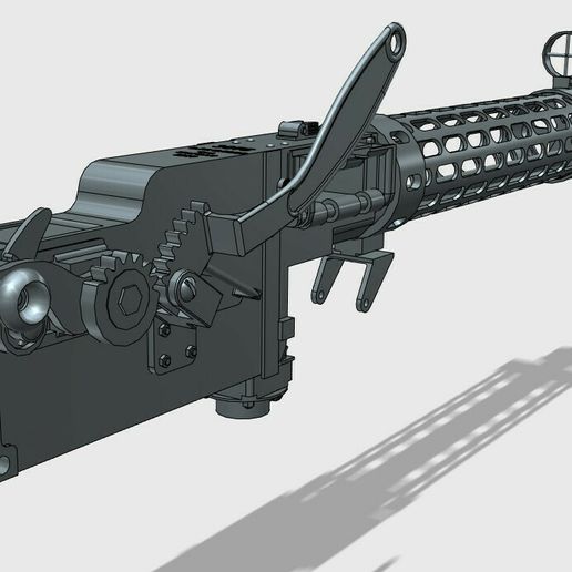 🔫 Spandau LMG 08/15 Machine Gun・ STL File for ・Cults