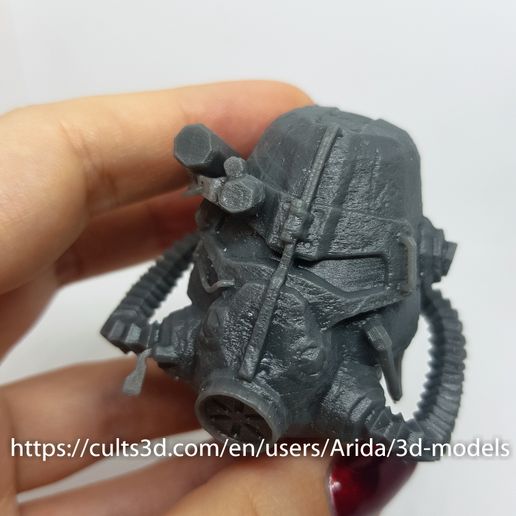 🪖 Fallout power armor t-45 helmet - high detailed even before painting ...