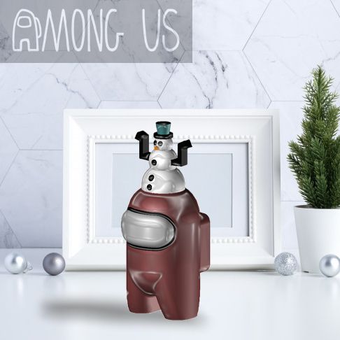 STL file AMONG US - SNOWMAN ☃️ ・Template to download and 3D print・Cults