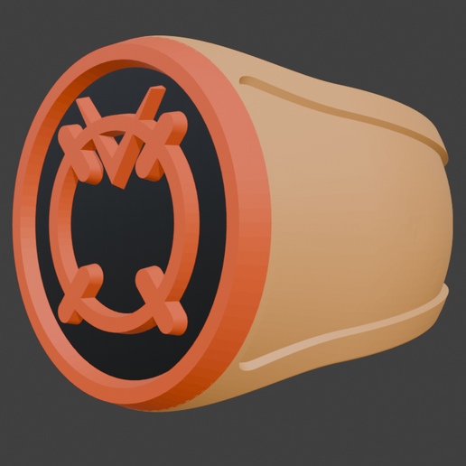 orange lantern ring 3d print