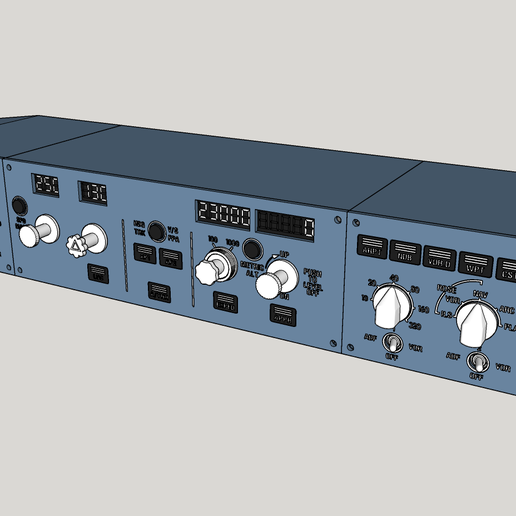 ️ A320 / A330 FCU and EFIS panel・ 3D File for 3D printing and CNC ...