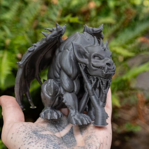 🗿 Gregor the Gargoyle - Desk Statue - Fabled Creatures 01・ STL File for ...