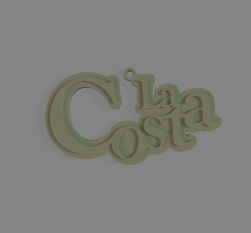 STL file LA COSTA LLAVERO PLAYA BEACH KEYCHAIN 🏖️ ・3D printable model ...