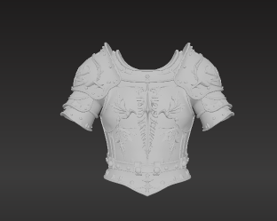 👽 Imposing Medieval Fantasy Shoulder Armor - Battle-Worn Knight ...