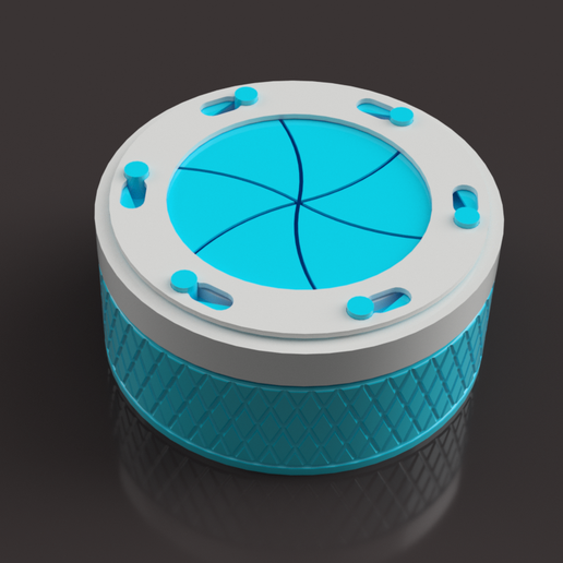 📦 Mechanical Iris Box - 3d printable・ STL File for 3D printing・Cults