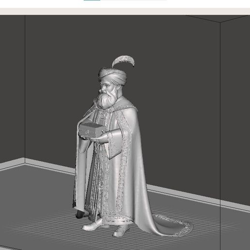 🤴 King Gaspar - Three Kings・ STL File for 3D printing・Cults