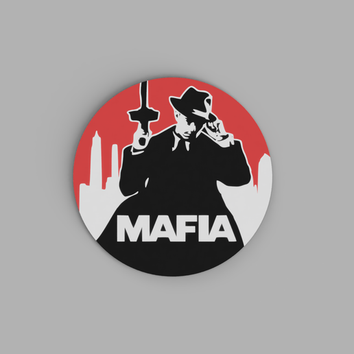 STL file Mafia remake coaster 🖼️ (3MF)・3D printing template to download ...