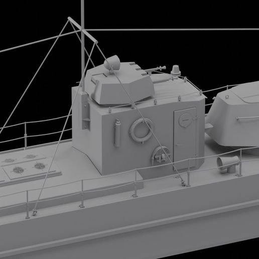 STL file Armored Boat 🛥️ (OBJ)・3D print design to download・Cults