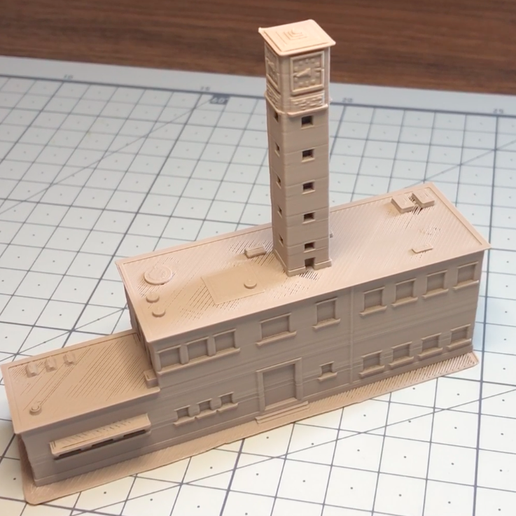🕰️ Oujda Clock Tower - Morocco・Free STL File for ・Cults
