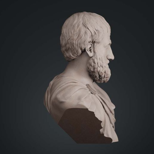 STL file Aristotle Bust 👤 (OBJ)・3D printer design to download・Cults