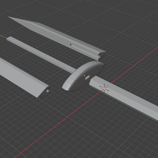 3D file Mercenary Twinblades Sunraku - Shangri-La Frontier, Sword ...
