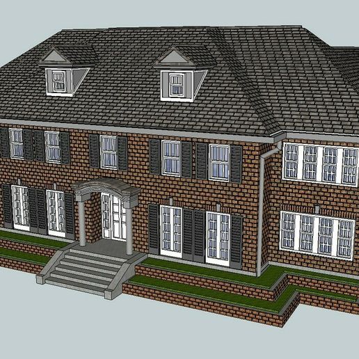🏠 HO Scale The McCallister (Home Alone) House・Free 3D File for ・Cults