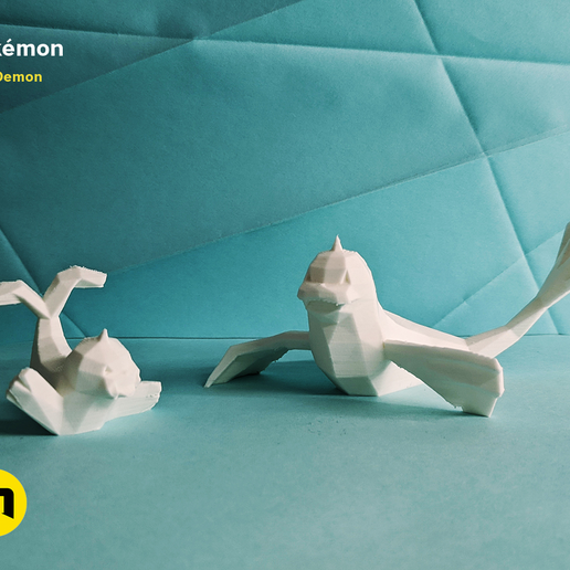 🐉 Low Poly Pokemon Collection Generation 1・ 3D File for 3D printing・Cults