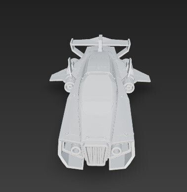 🚗 3D Printable Sci-Fi Flying Car – Iconic "Spinner" Model・ STL File for ...