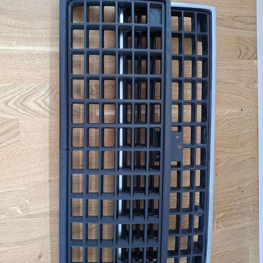 📛 Volvo 740 turbogrill, no badge V1・ STEP File for 3D printing・Cults